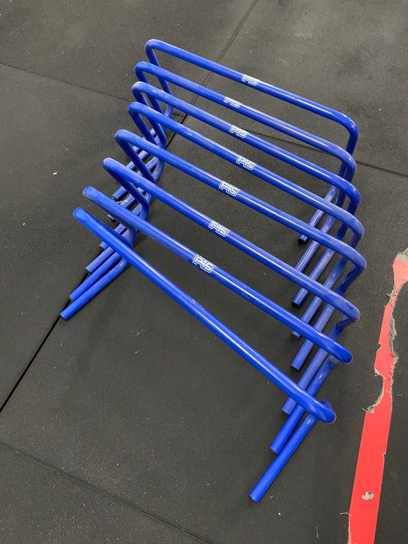 Set of 8 agility hurdles, Sports Equipment, Exercise & Fitness, Cardio ...
