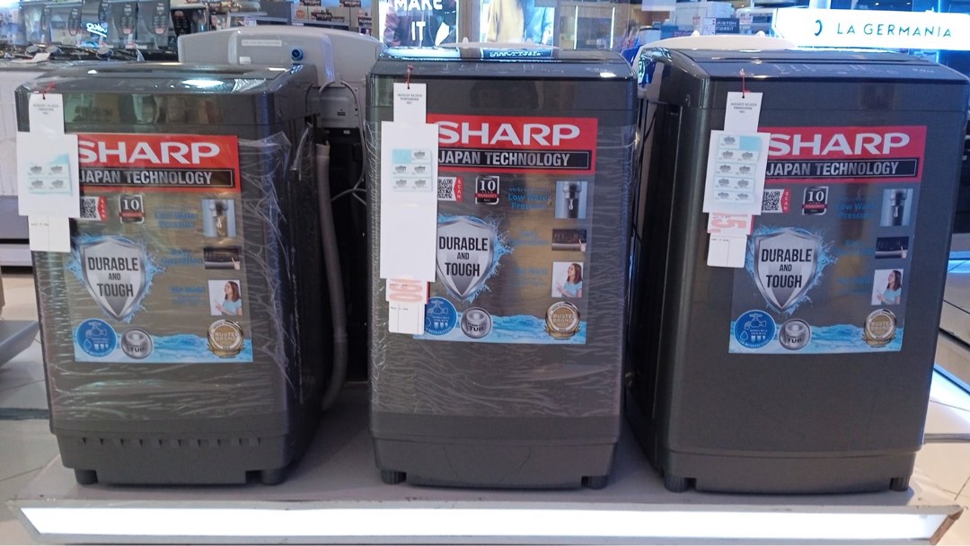 SHARP TOP LOAD AUTOMATIC WASHING MACHINE, TV & Home Appliances, Washing ...