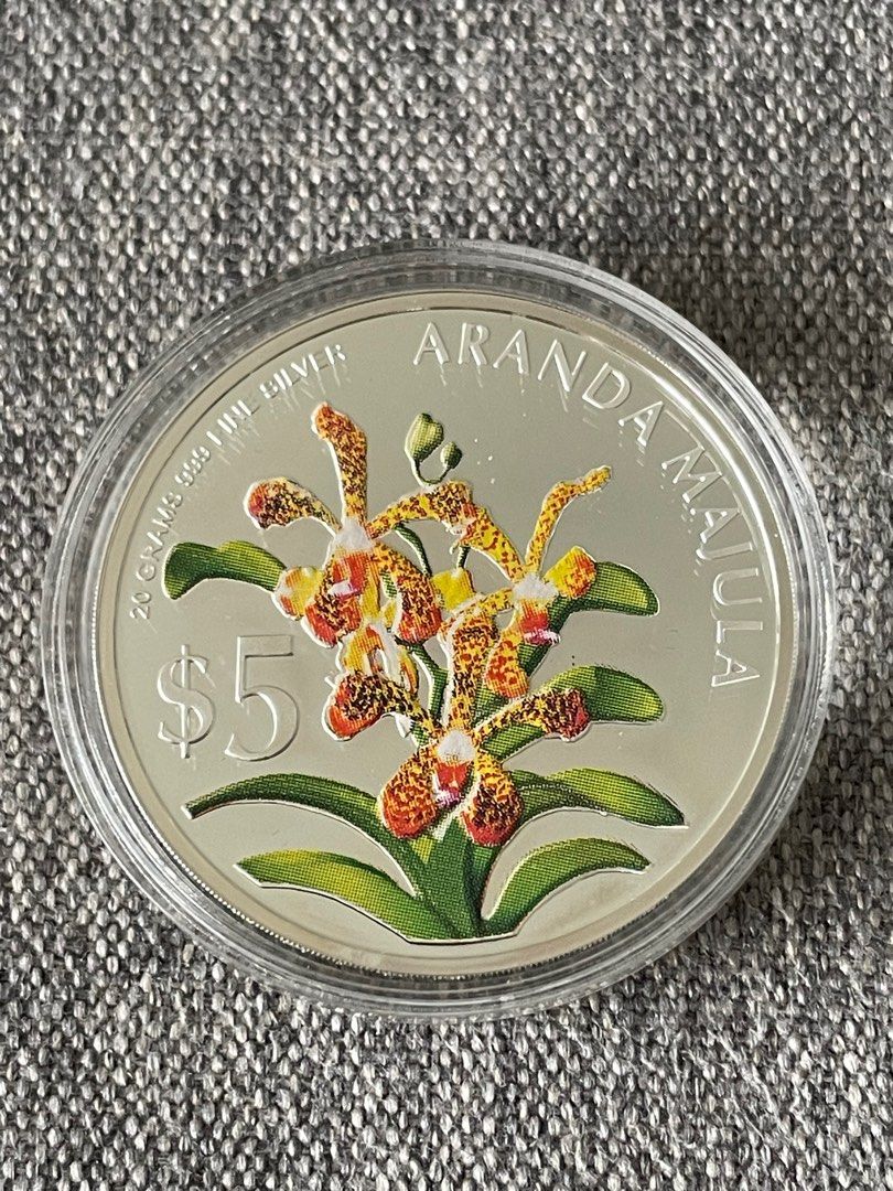 Singapore Mint 2006 Heritage Orchids of Singapore Aranda Majula 999 ...