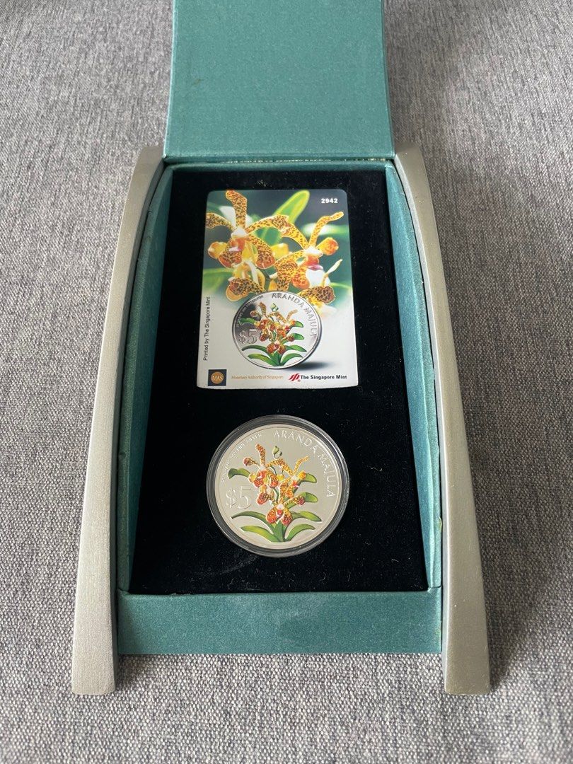 Singapore Mint 2006 Heritage Orchids of Singapore Aranda Majula 999 ...