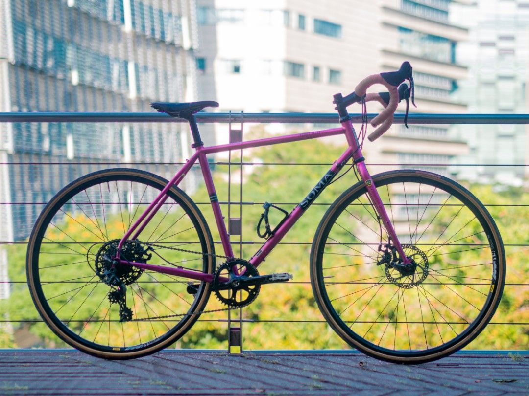 Soma Double Cross Gravel Steel Touring Bike SRAM Apex 1x11 52cm, Sports ...