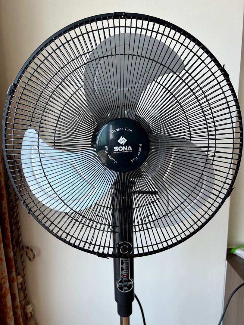 SONA 18” Remote Power Stand Fan SSOR 6073, TV & Home Appliances, Air ...
