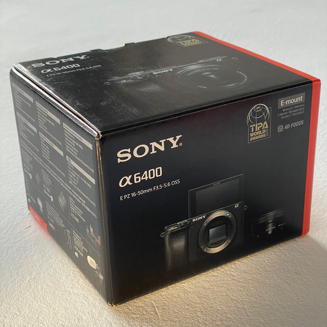Sony Alpha 6400 with lens 16-50mm F3.5-5.6 OSS, Photography, Cameras on Carousell