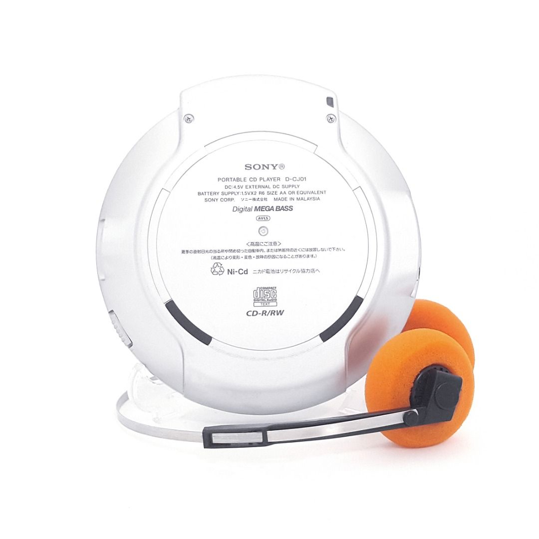 Sony Discman/Walkman D-CJ01 Portable CD/MP3 Player in Excellent Working ...