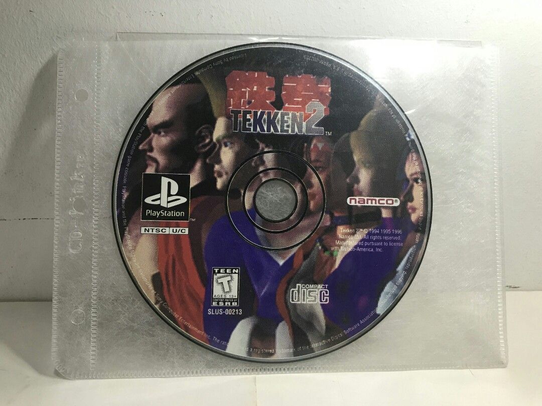 Sony Playstation Tekken 2 Original USA Game Vintage 1995 PS1 us, Video Gaming, Video Games ...