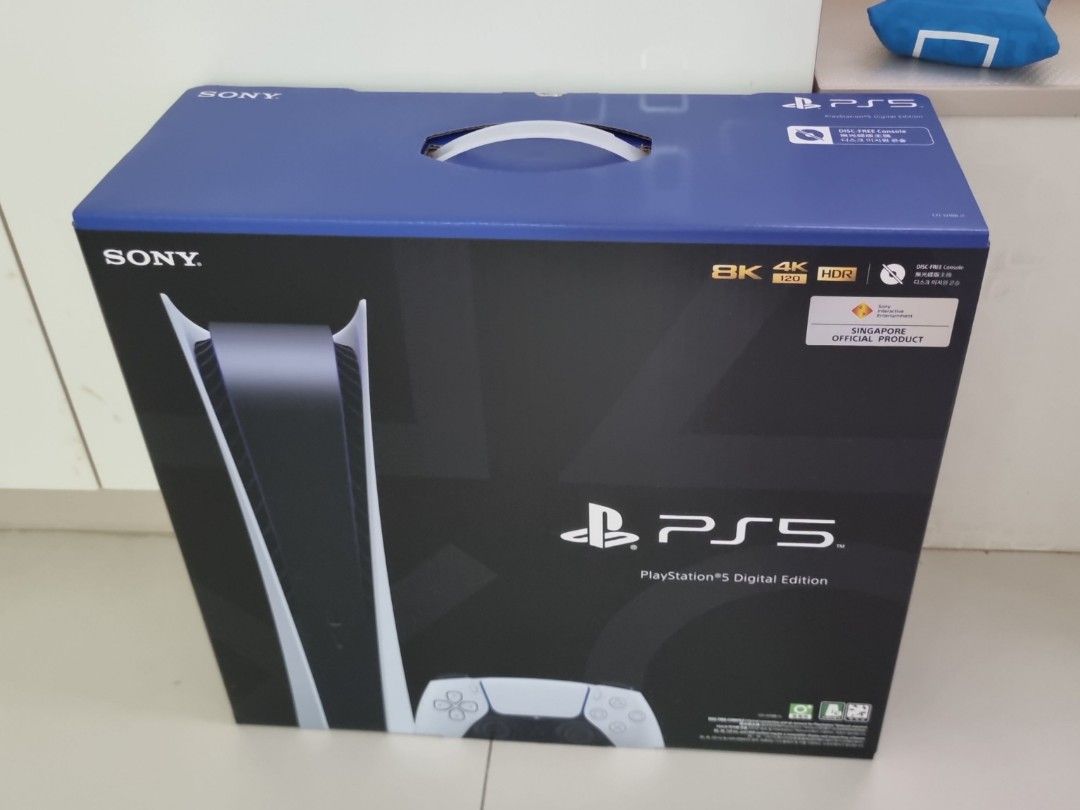 Sony Singapore Official PlayStation 5 BNIB PS5 Digital edition, Video ...