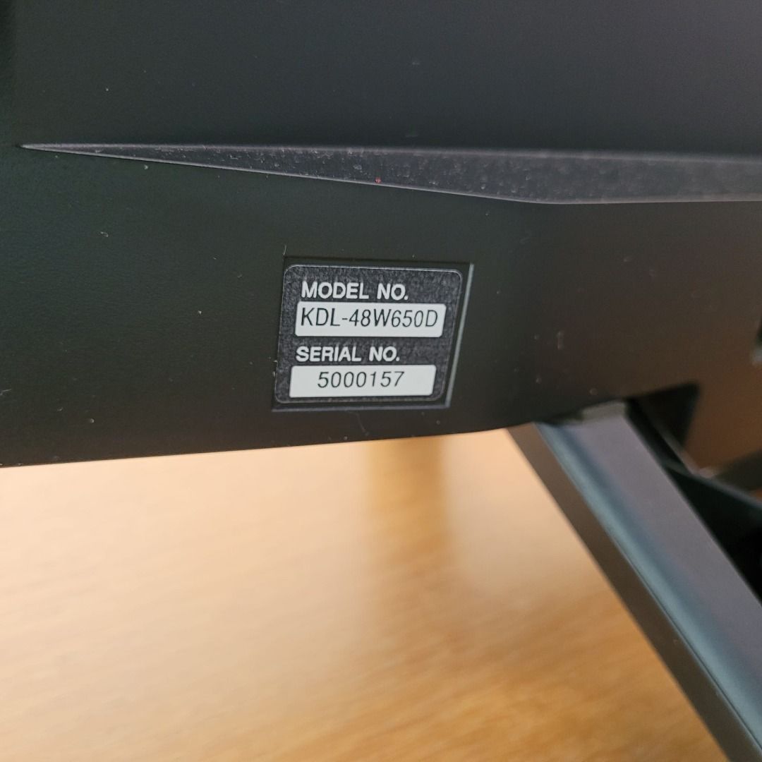 Sony TV - KDL-48W650D, TV & Home Appliances, TV & Entertainment, TV on ...