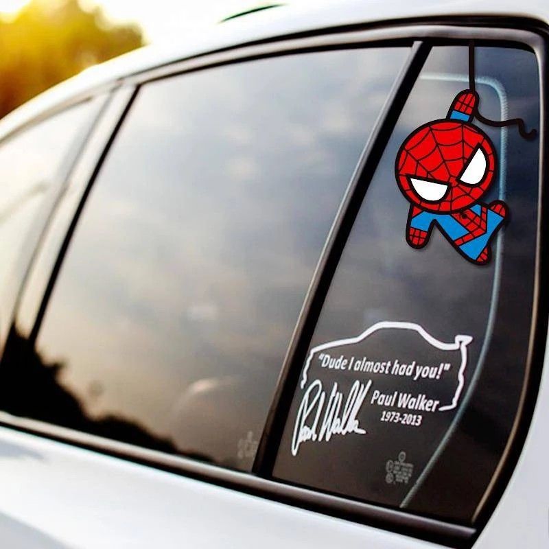 Spider Man Car Sticker, Hobbies & Toys, Stationery & Craft, Art ...