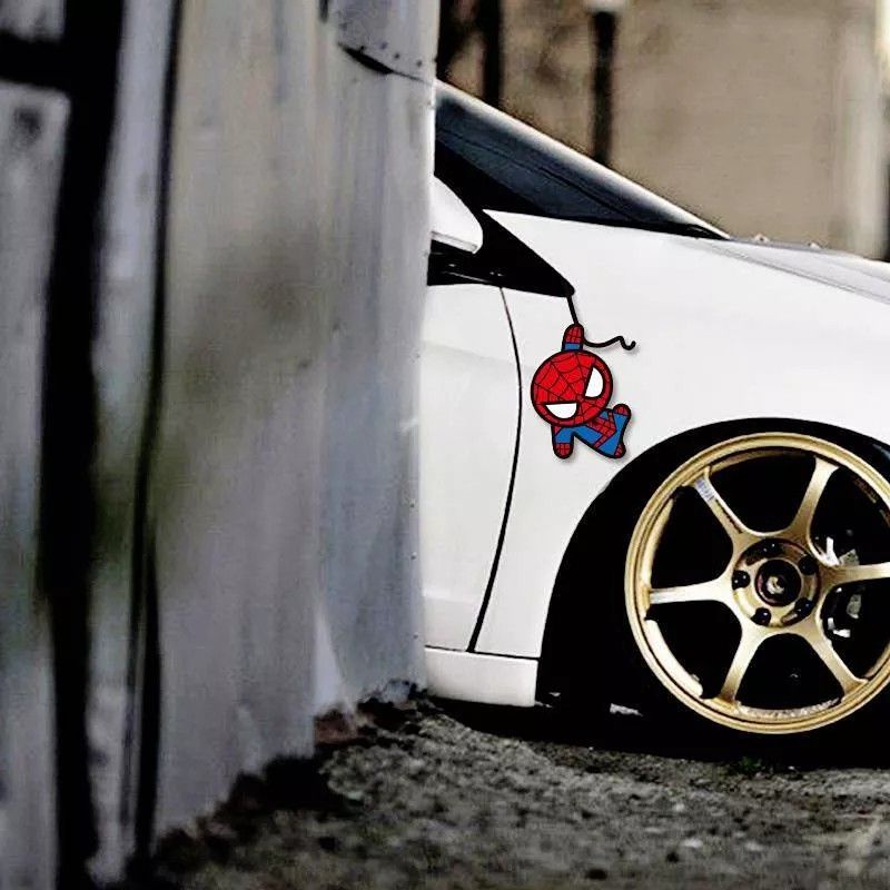 Spider Man Car Sticker, Hobbies & Toys, Stationery & Craft, Art ...