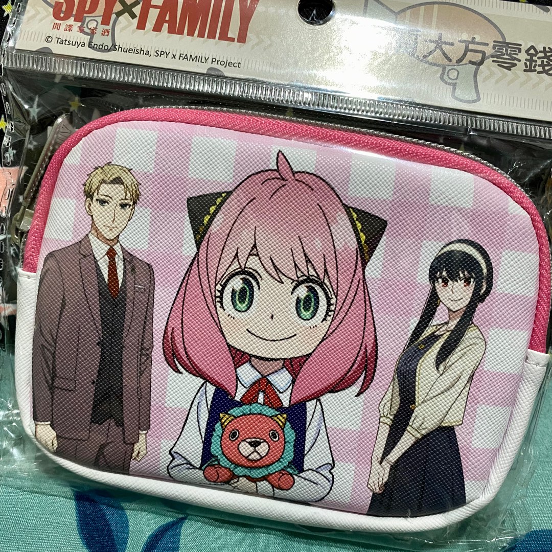 Spy x Family pouch (Anya, Loid, Yor), Women's Fashion, Bags & Wallets ...