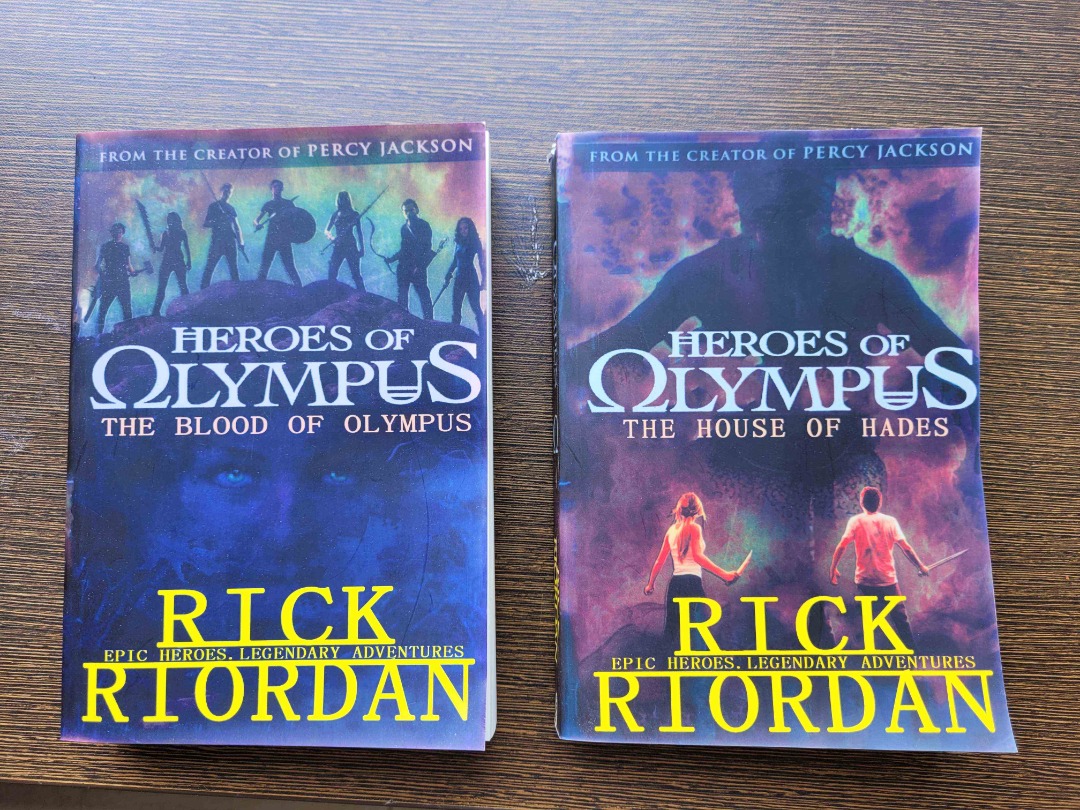 Story books "Heros of Olympus" (Rick Riordan), Hobbies & Toys, Books ...
