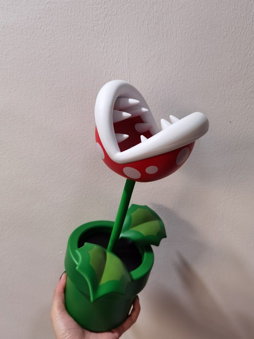 Super Mario Piranha Plant Posable Lamp on Carousell