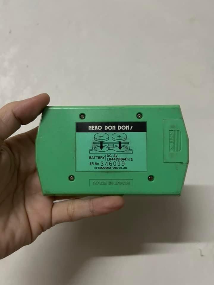 Takatoku Neko Don Don Mini Arcade LCD Handheld 1980s Game & Watch ...