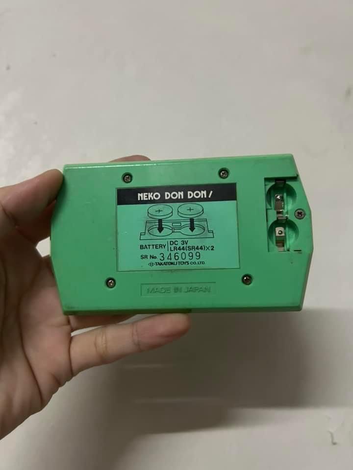Takatoku Neko Don Don Mini Arcade LCD Handheld 1980s Game & Watch ...