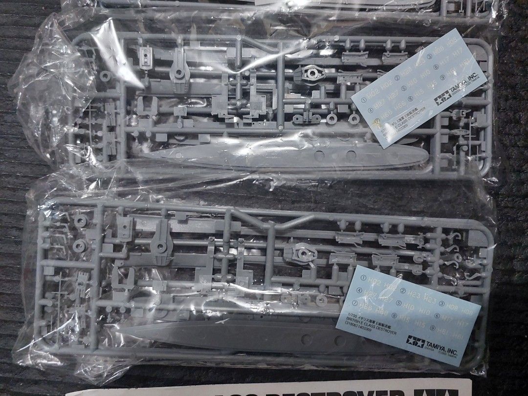 (Sets of 3) Tamiya 1/700 Royal Navy E-class Destroyers, Hobbies & Toys ...