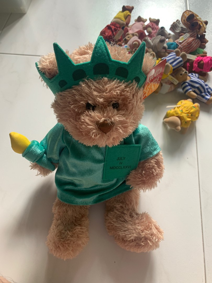 Liberty Bear & MacDonald Bear, Hobbies & Toys, Toys & Games on Carousell