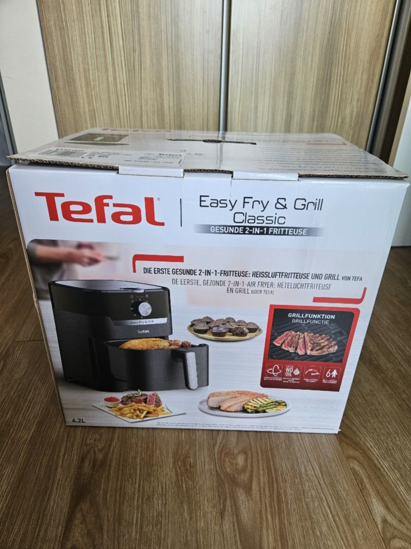 TEFAL 2-in-1 Fry & Grill Airfryer, TV & Home Appliances, Kitchen Appliances, Fryers on Carousell