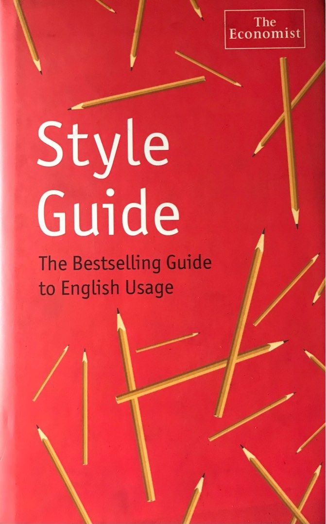The Economist Style Guide, Hobbies & Toys, Books & Magazines, Fiction ...
