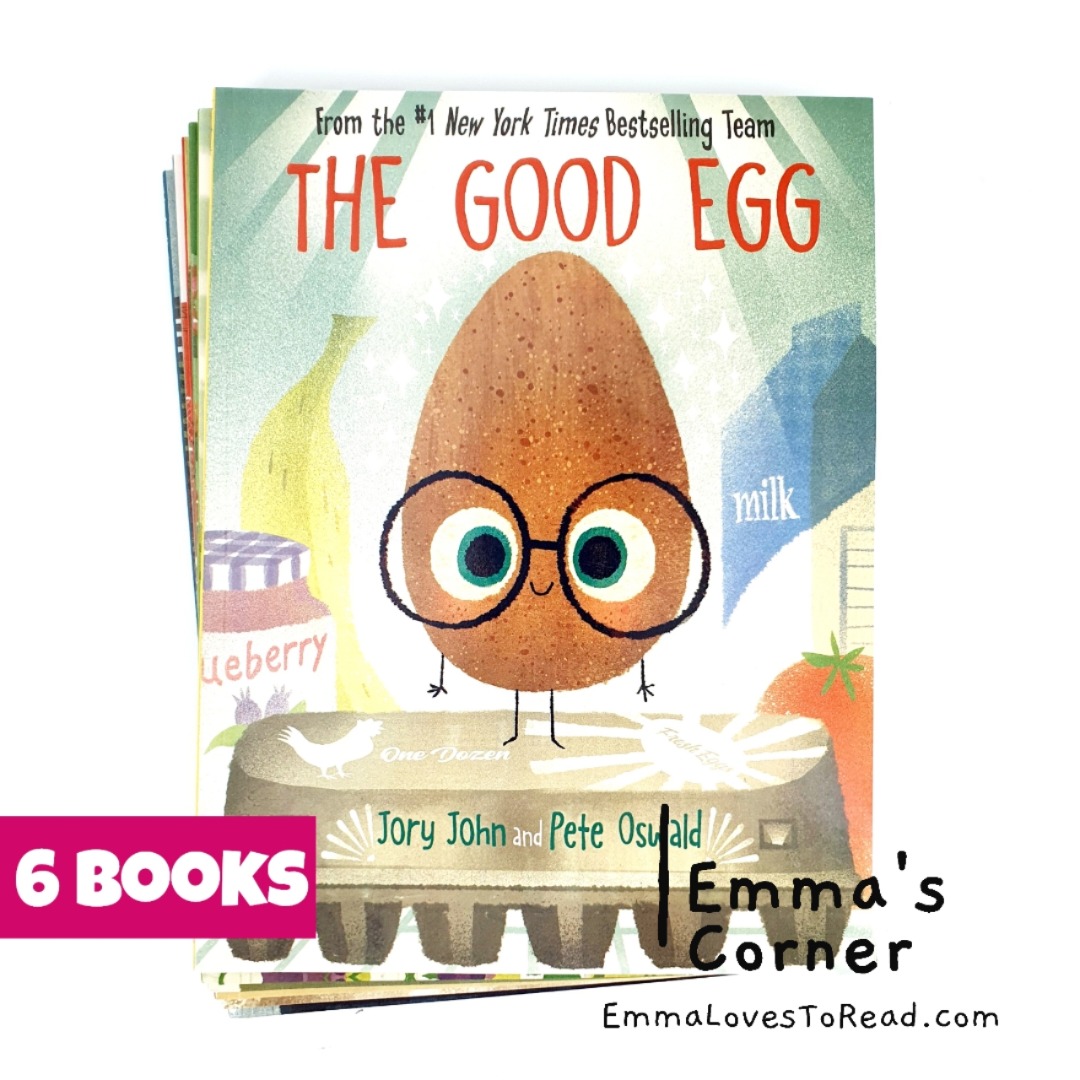 The Good Egg Book Set by Jory John and Pete Oswald (6 books), Hobbies ...