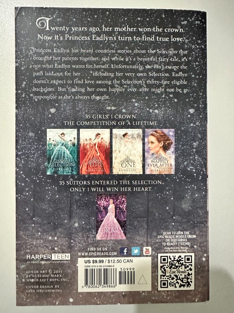 The Heir (The Selection series) by Kiera Cass, Hobbies & Toys, Books ...