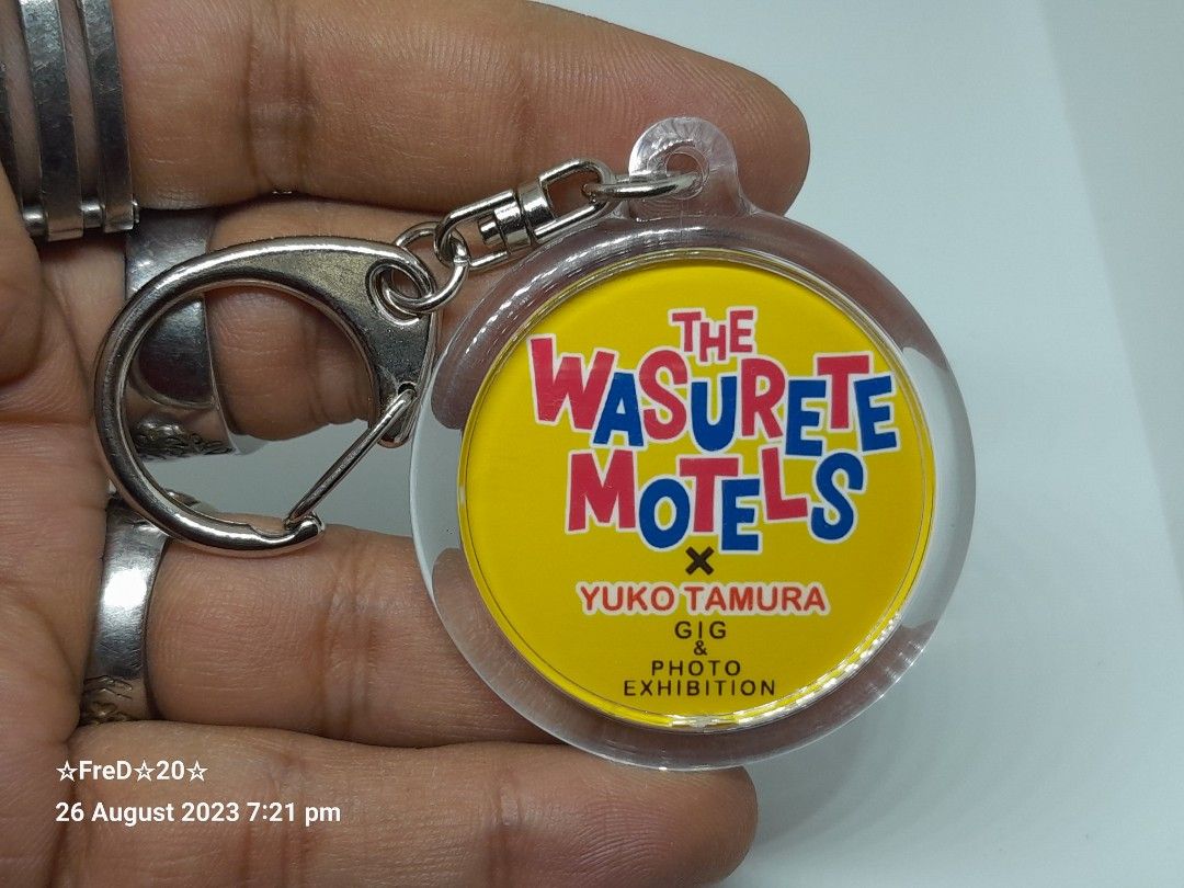 The Wasurete Motels X Yuko Tamura Keychain, Hobbies & Toys, Stationary ...