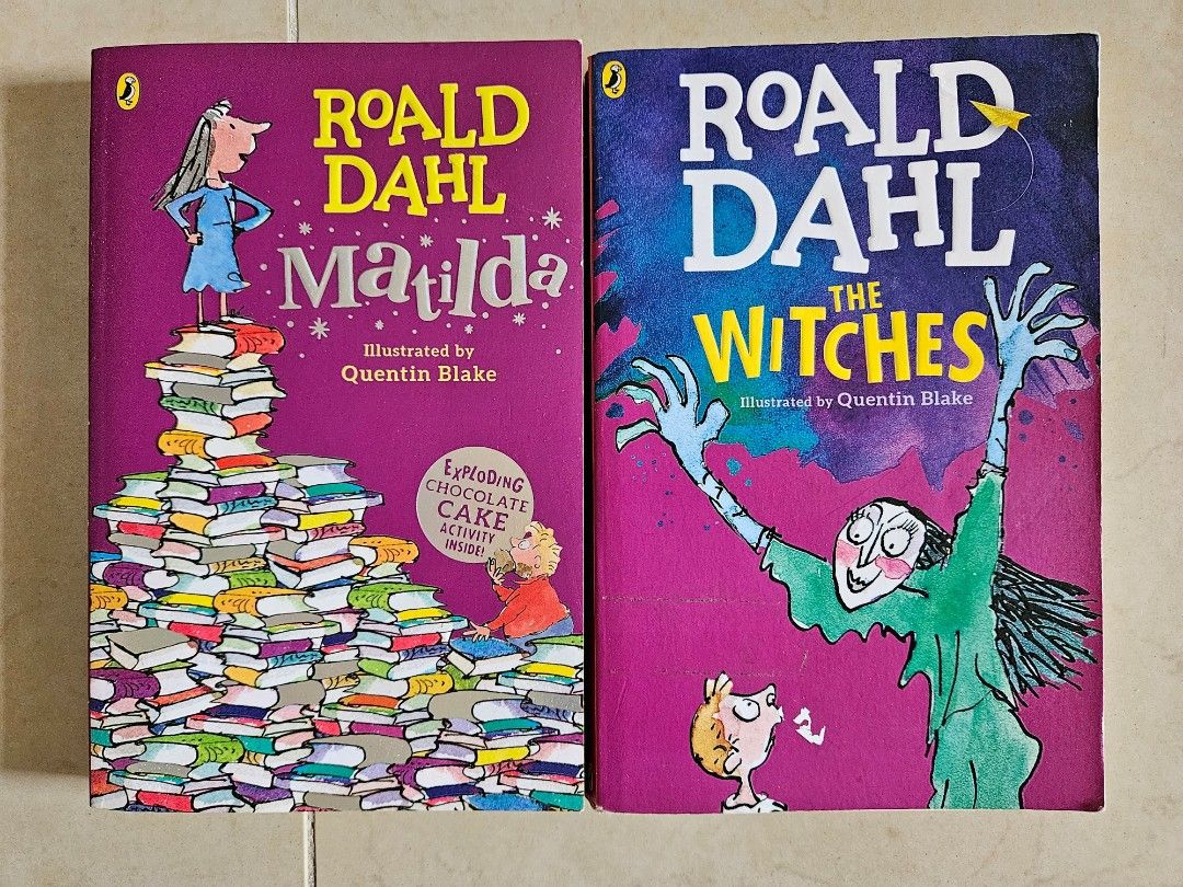 The witches / Matilda ,Roald Dahl, 興趣及遊戲, 書本 & 文具, 小說 & 故事書 - Carousell