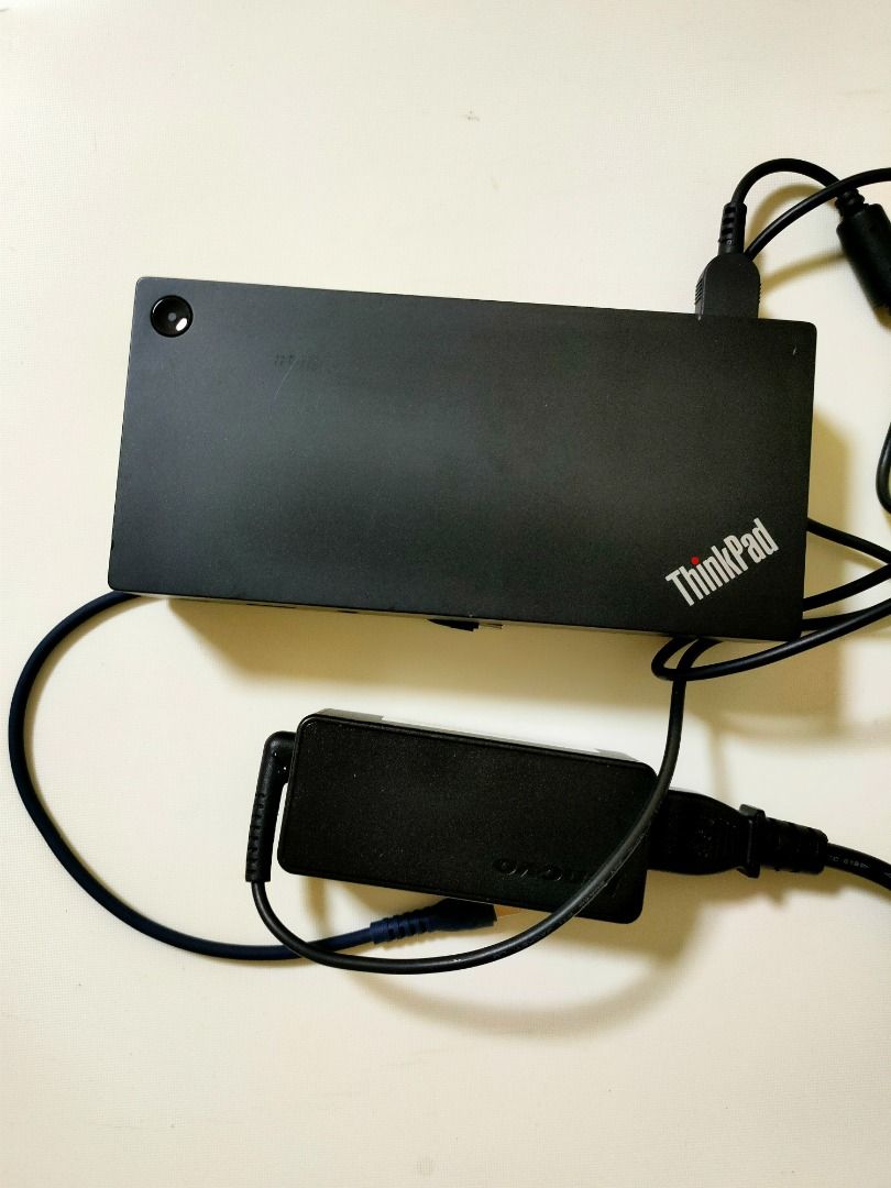 ThinkPad USB-C Dock docking hub type C connector, with 90W power supply ...