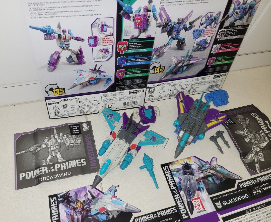 Transformers POTP Dreadwind Dread wind Blackwing Black wing combiner ...