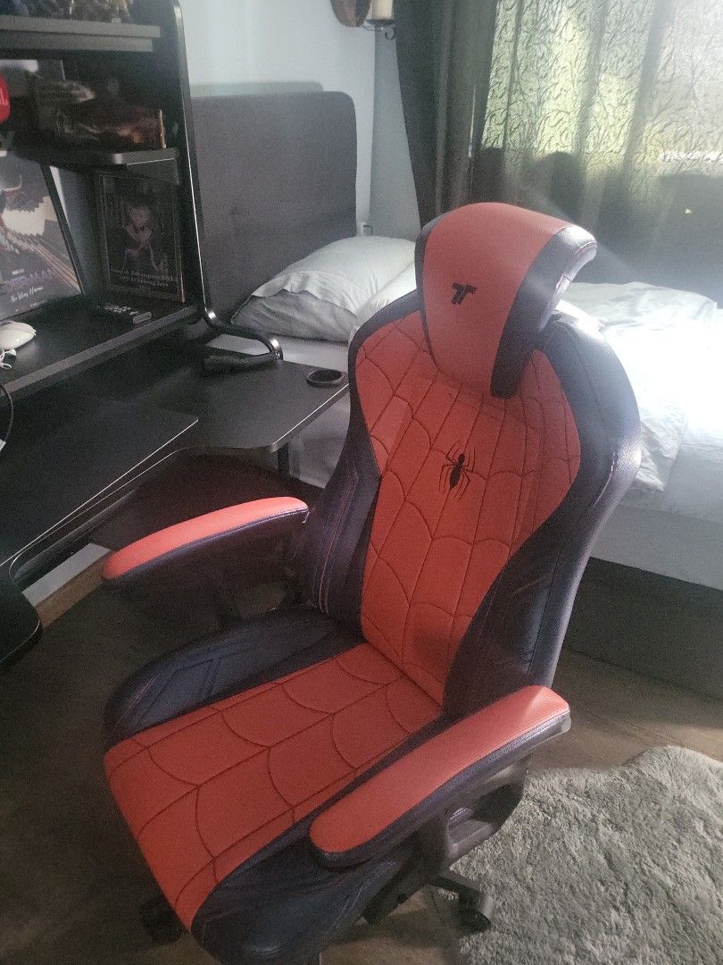 TTR Racing duo v4 gaming chair- Spider man edition, Furniture & Home ...