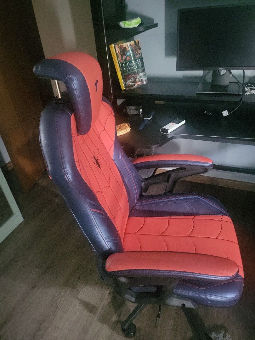 TTR Racing duo v4 gaming chair- Spider man edition, Furniture & Home ...