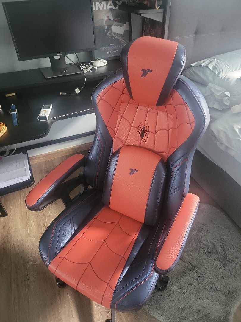TTR Racing duo v4 gaming chair- Spider man edition, Furniture & Home ...