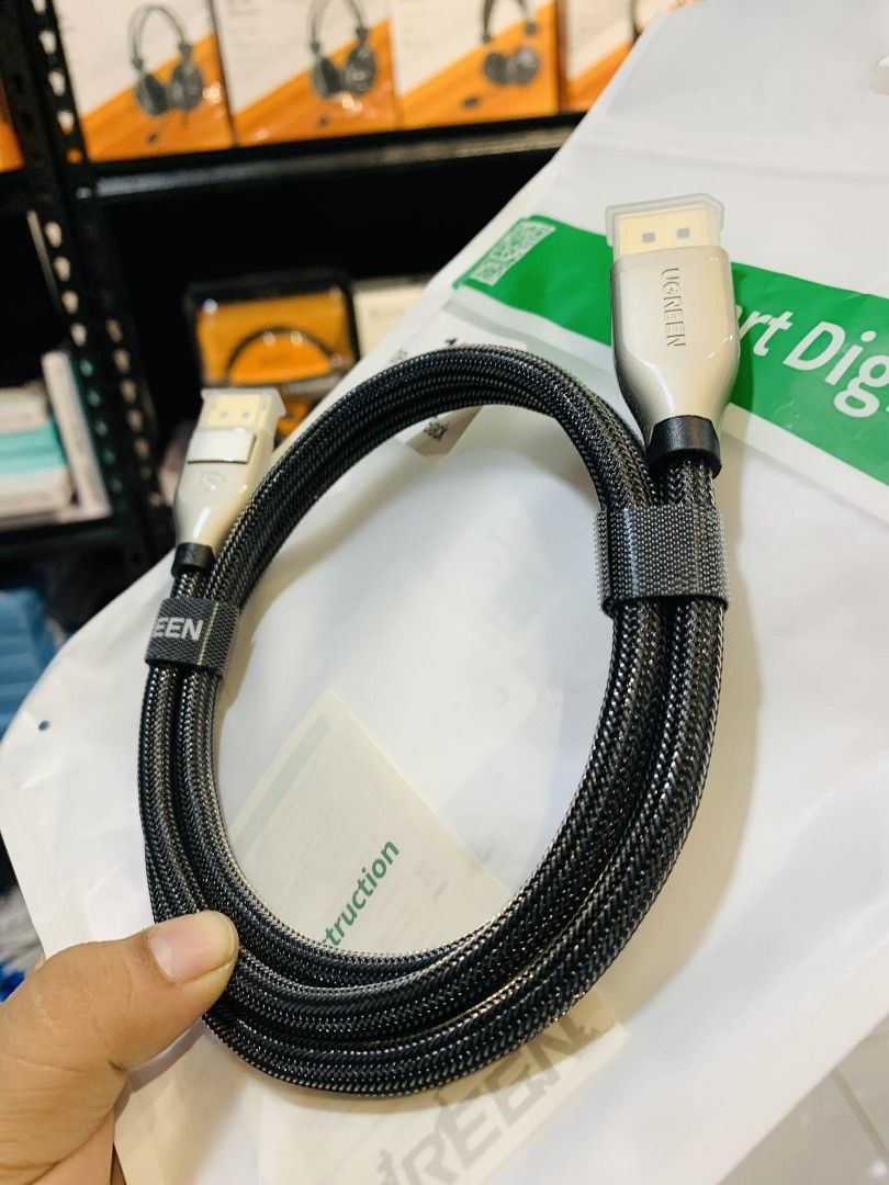 UGREEN 4K 8K Display Port Cable Zinc Alloy Shell Braided 1m DP112 60842 ...