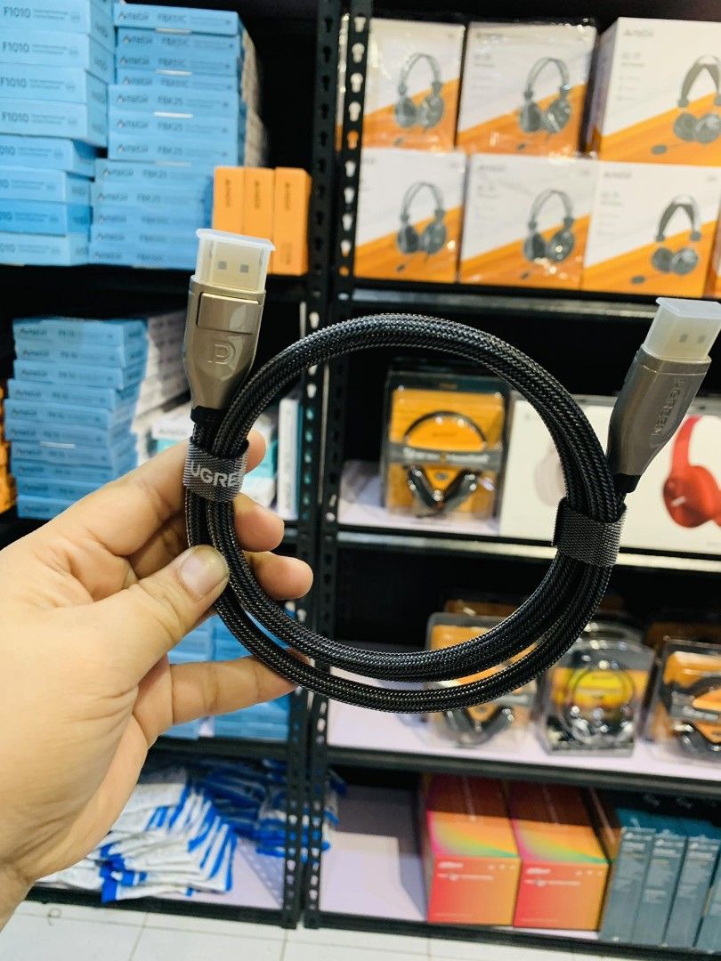 UGREEN 4K 8K Display Port Cable Zinc Alloy Shell Braided 1m DP112 60842 ...