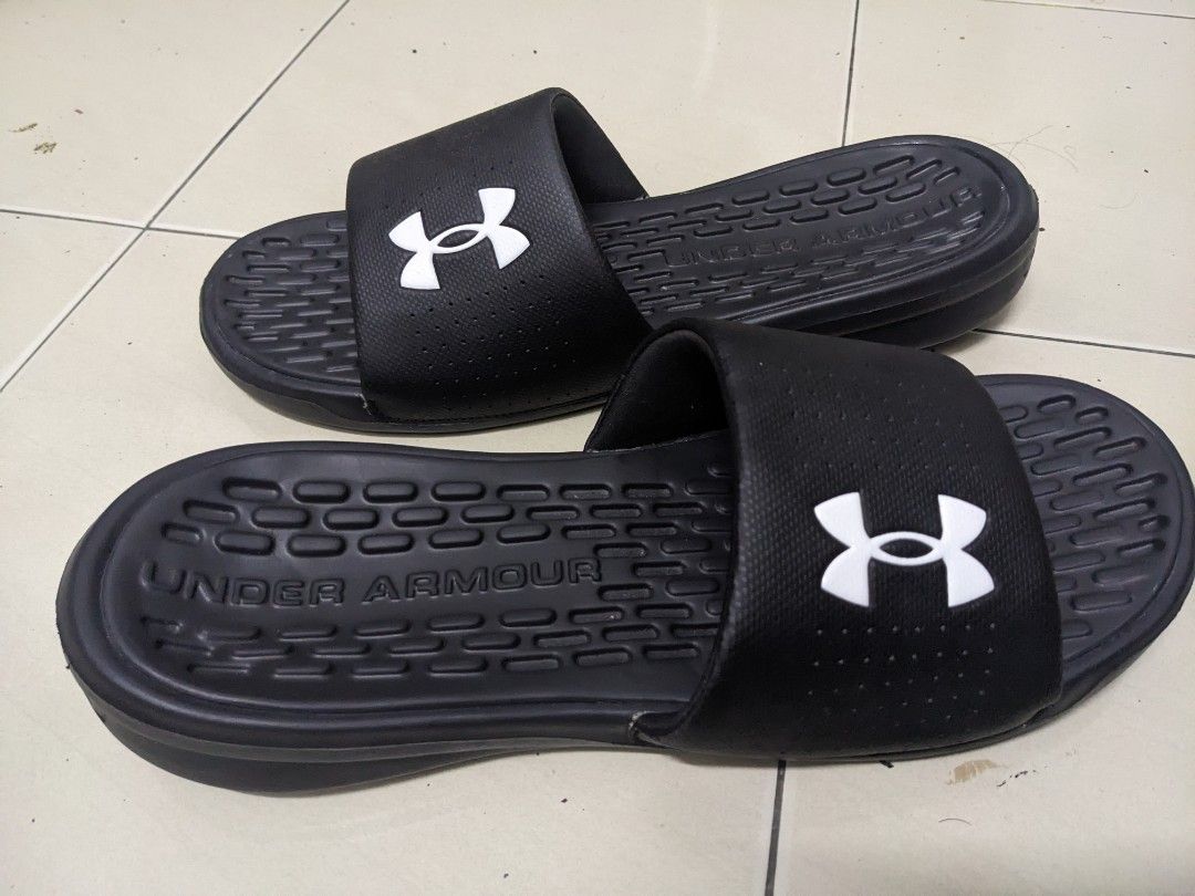 11UK Under Armour Slides, Men's Fashion, Activewear on Carousell