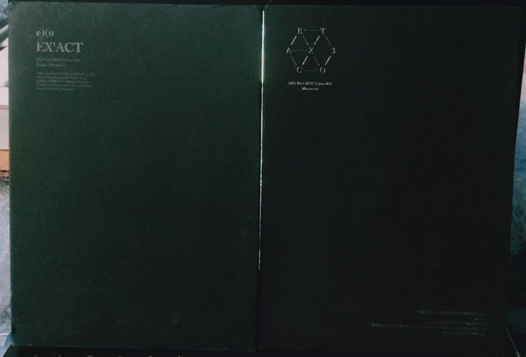 UNSEALED EXO EX'ACT ALBUM, Hobbies & Toys, Memorabilia & Collectibles ...