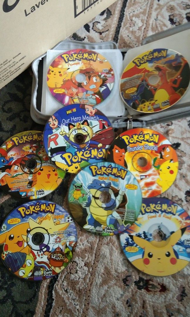 UNTESTED Collectible 8pcs Of Pokemon CD VCD, Hobbies & Toys, Music ...