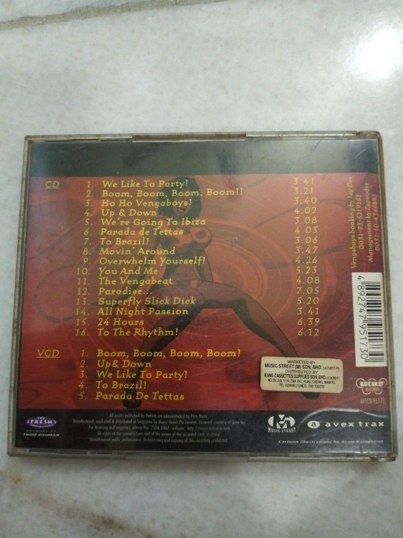Vengaboys The Party Album (CD + VCD), Hobbies & Toys, Music & Media ...