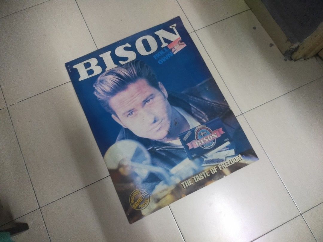 Vintage Bison cigarettes poster, Hobbies & Toys, Collectibles ...