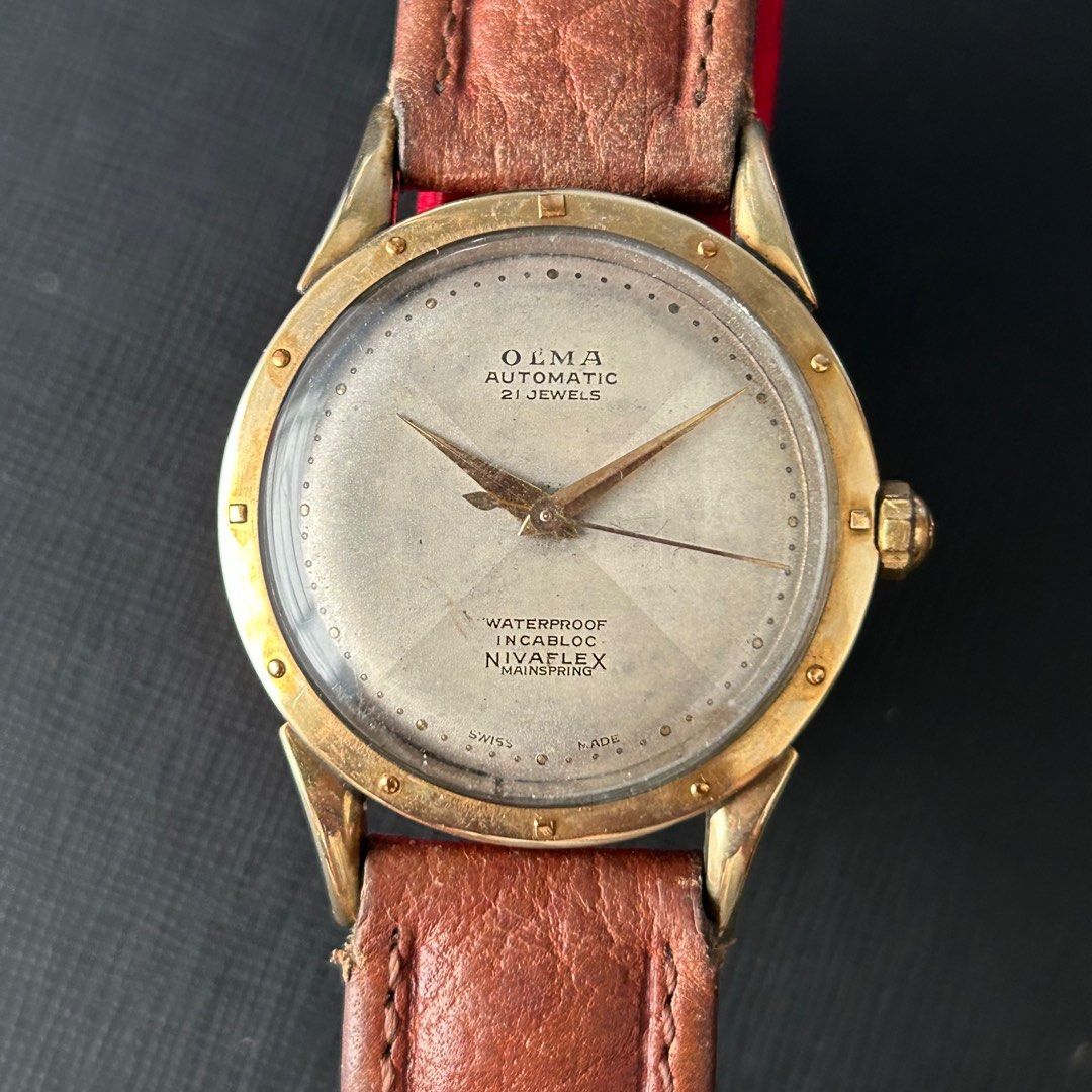 Vintage Olma Watch, Hobbies & Toys, Memorabilia & Collectibles, Vintage ...