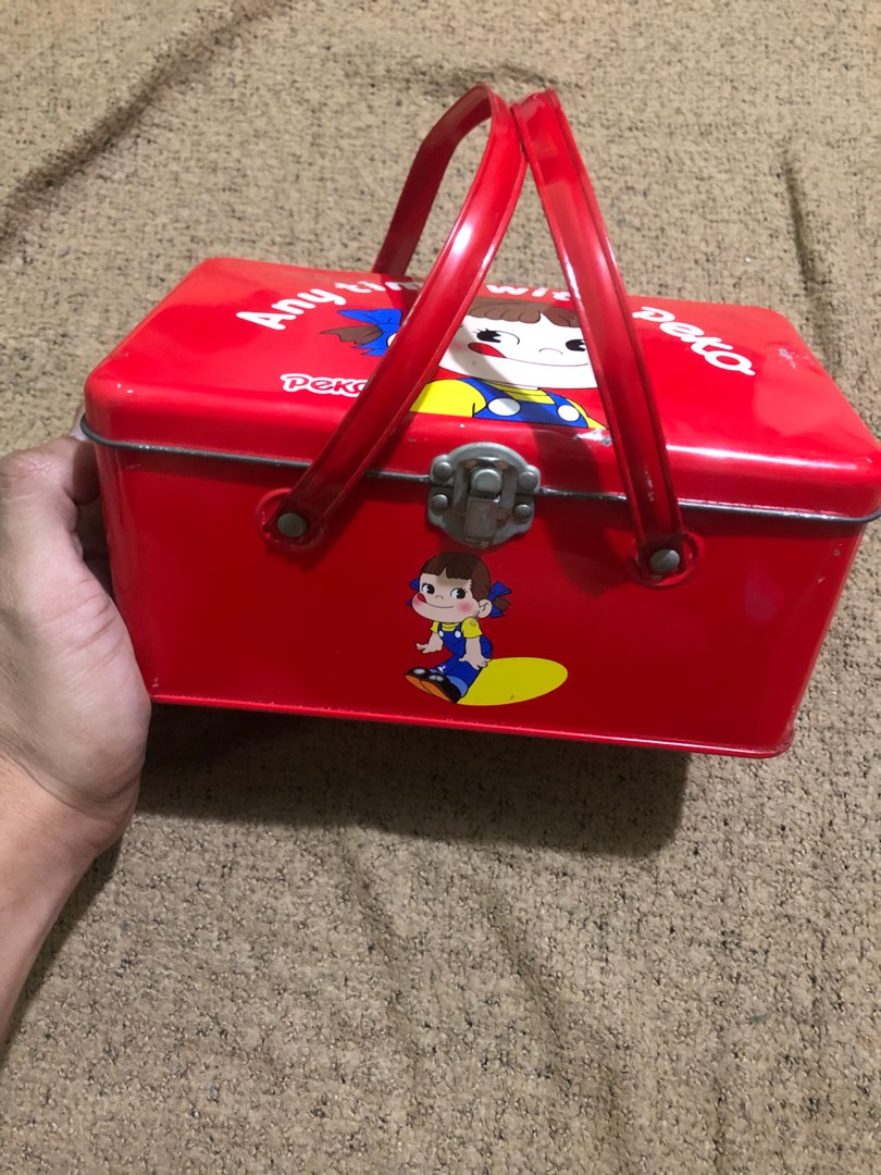 Vintage rare peko tin lunch box, Hobbies & Toys, Memorabilia ...