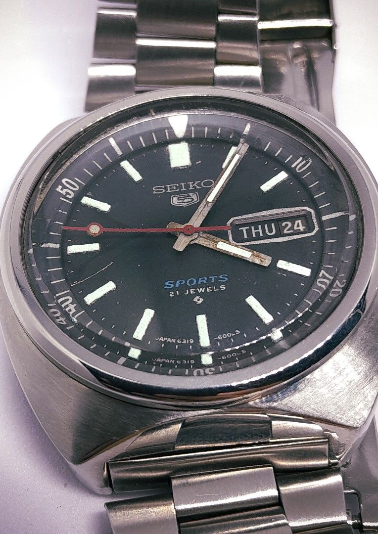 Vintage Seiko Sports 6319 - 6000 Automatic Watch on Carousell