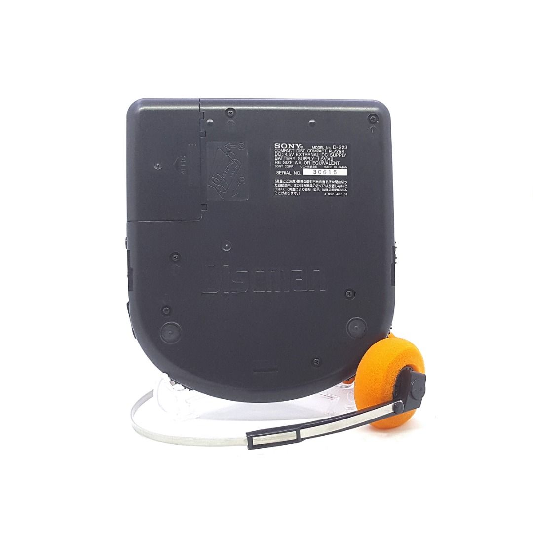 Vintage Sony Discman/Walkman D-223 Portable CD Player in Excellent ...