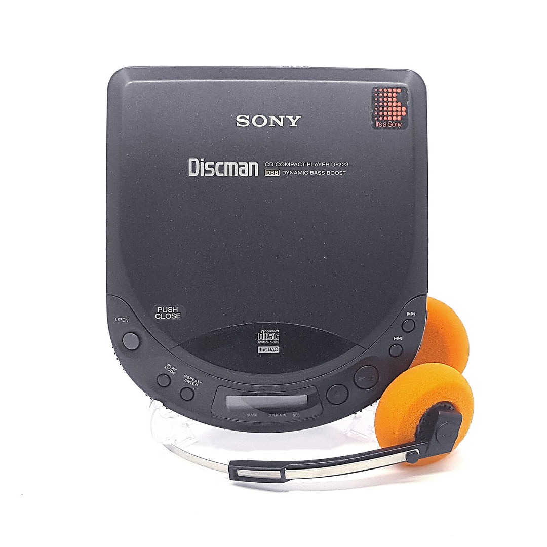 Vintage Sony Discman/Walkman D-223 Portable CD Player in Excellent ...