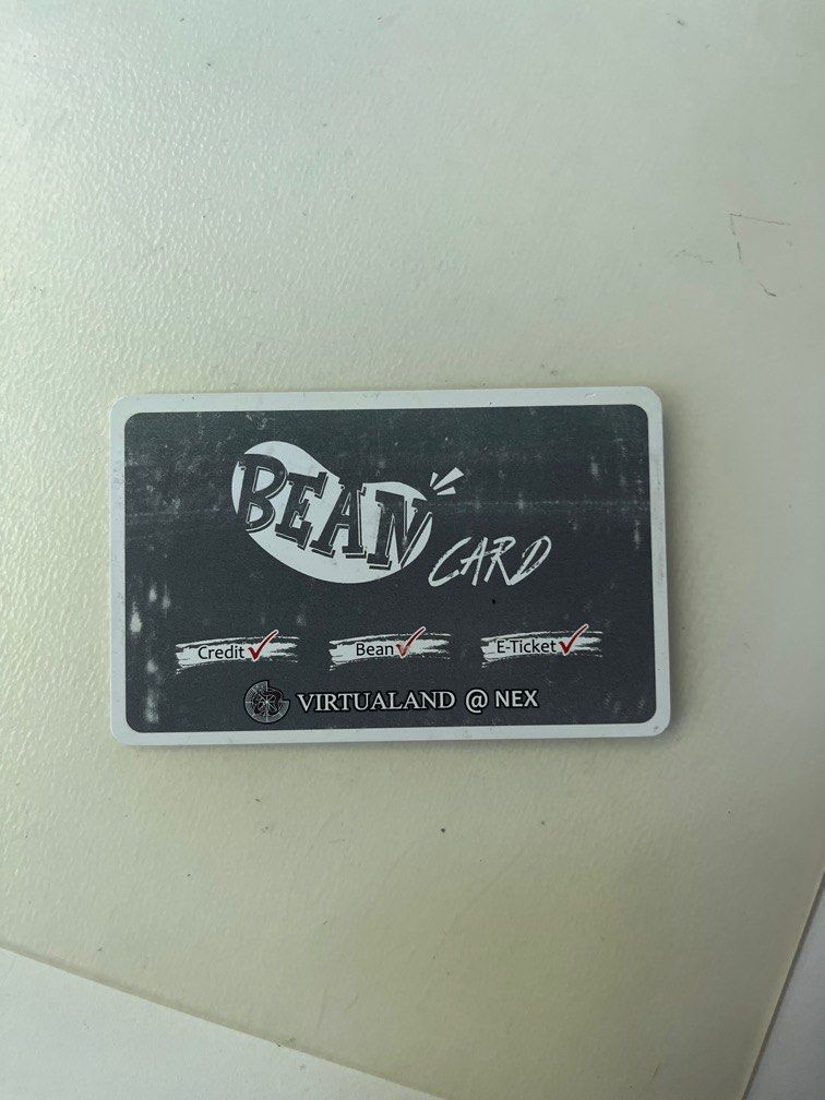 Virtualand Nex Bean Card, Tickets & Vouchers, Store Credits on Carousell