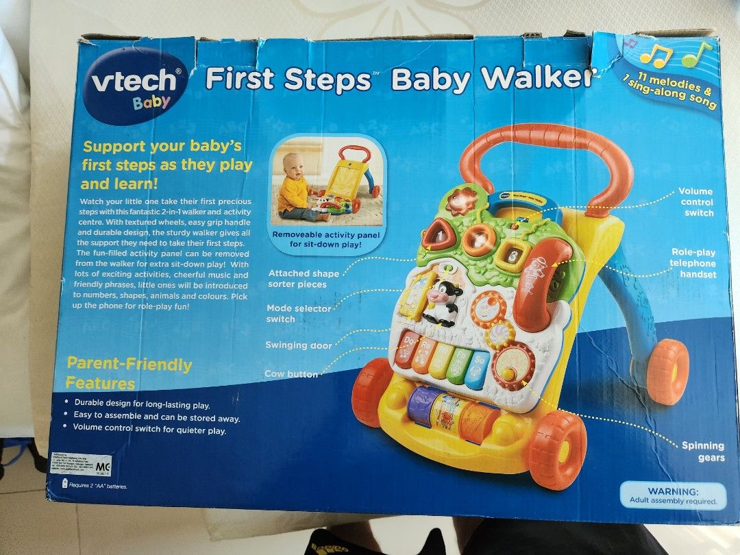 Vtech First Steps Baby Walker, Babies & Kids, Bathing & Changing, Other ...