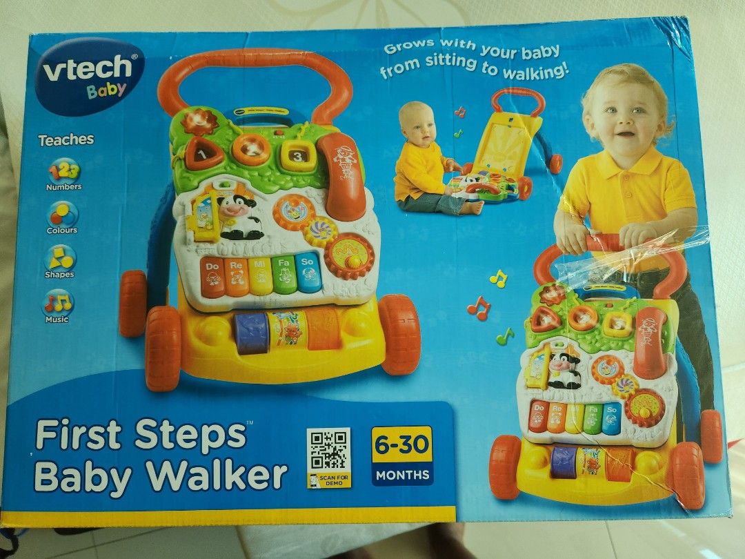 Vtech First Steps Baby Walker, Babies & Kids, Bathing & Changing, Other ...