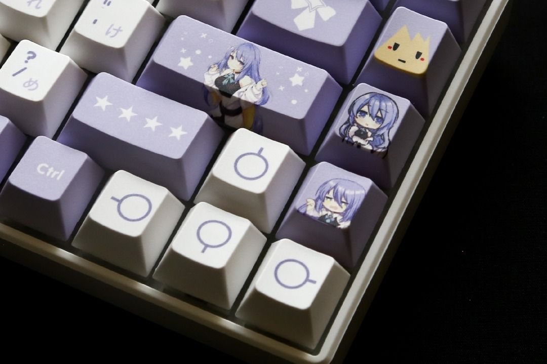 Vtuber Hololive ID Moona Hoshinova PBT Keycaps, Computers & Tech, Parts ...