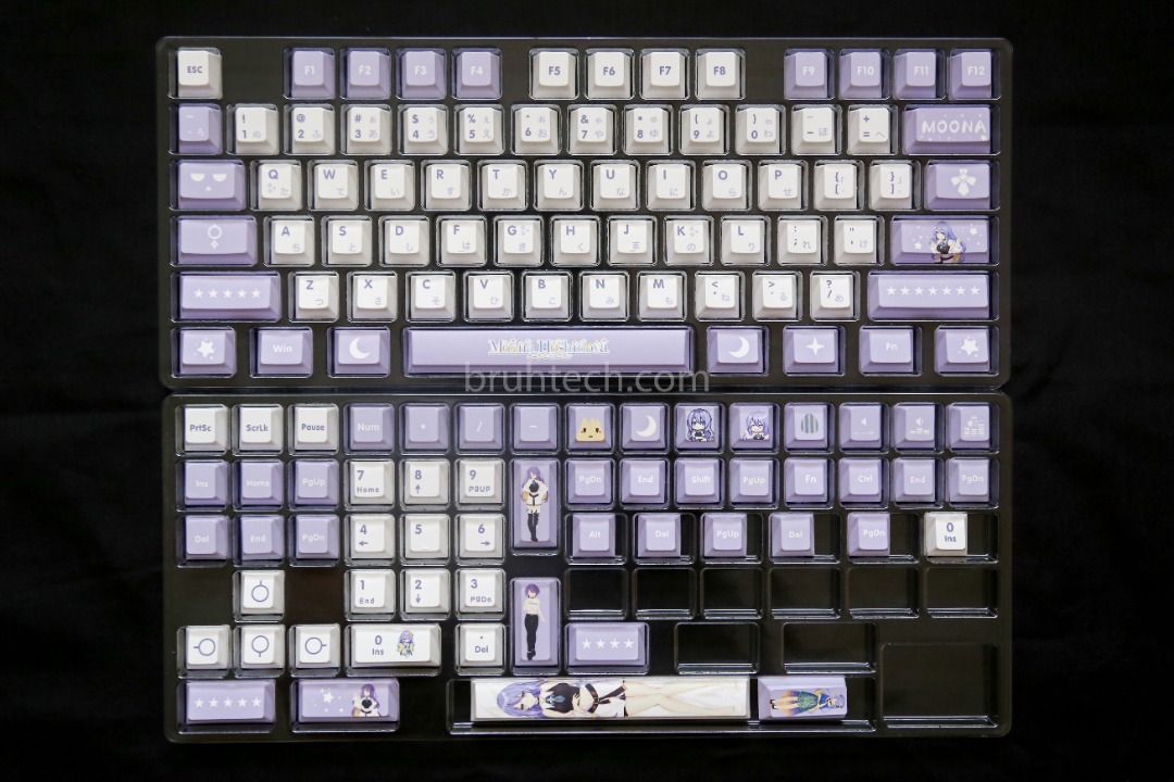 Vtuber Hololive ID Moona Hoshinova PBT Keycaps, Computers & Tech, Parts ...