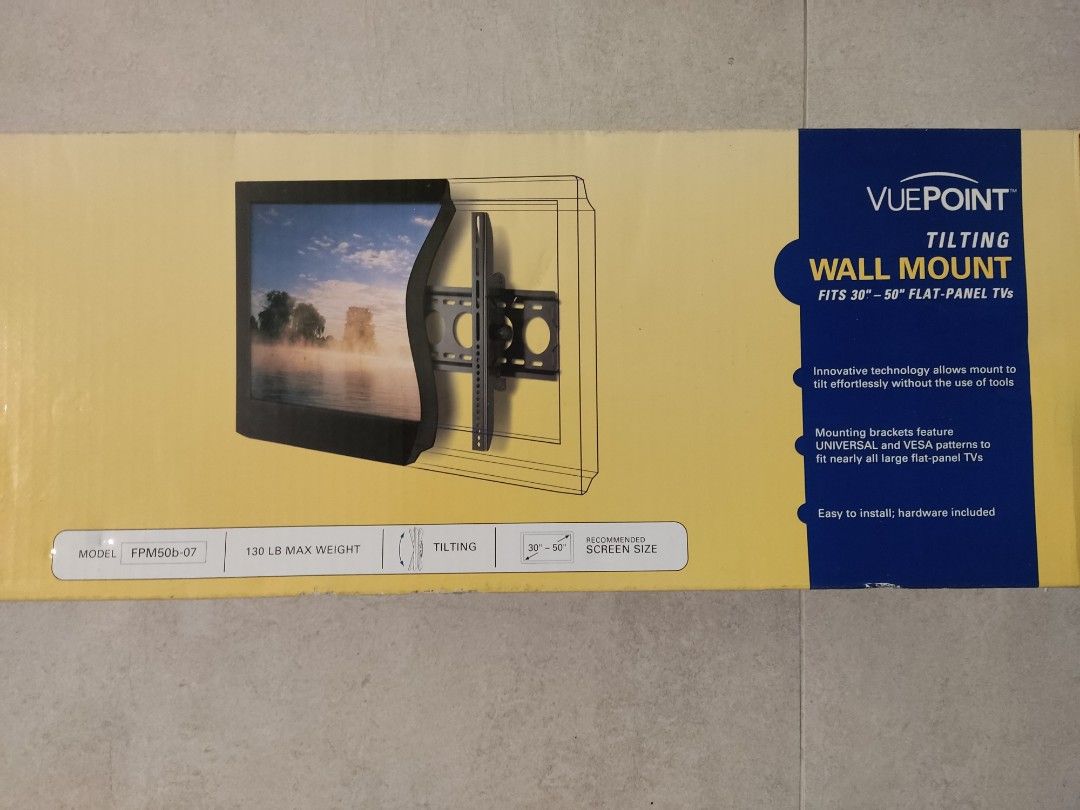 Vuepoint TV wall mount, TV & Home Appliances, TV & Entertainment, TV ...
