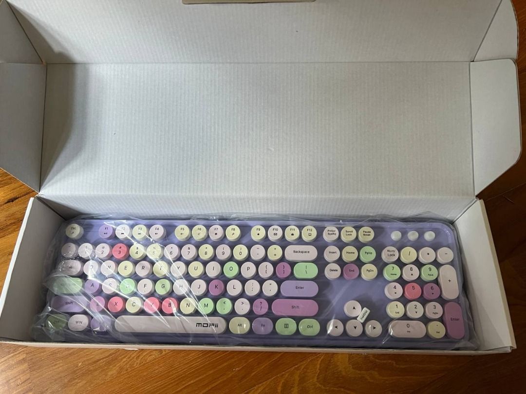 Wireless Keyboard with Mouse - Lavender, Computers & Tech, Parts ...